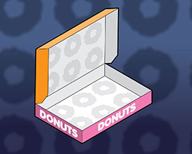 How to properly dispose of an empty donut box