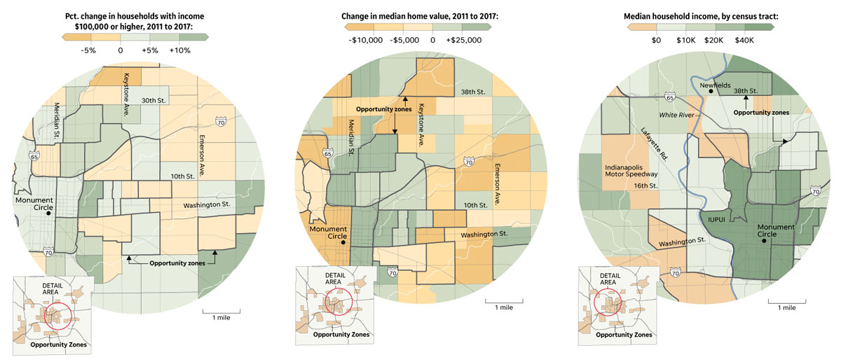 'Opportunity zones' in Indianapolis