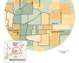'Opportunity zones' in Indianapolis